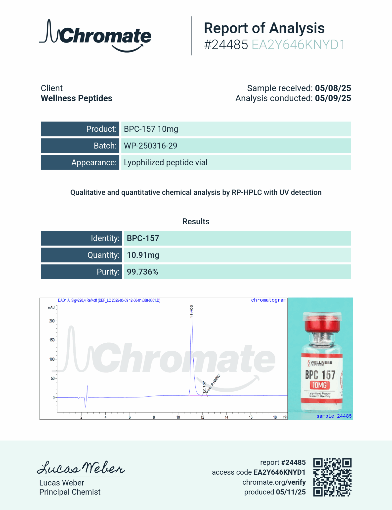 BPC -157 - Wellness Peptides
